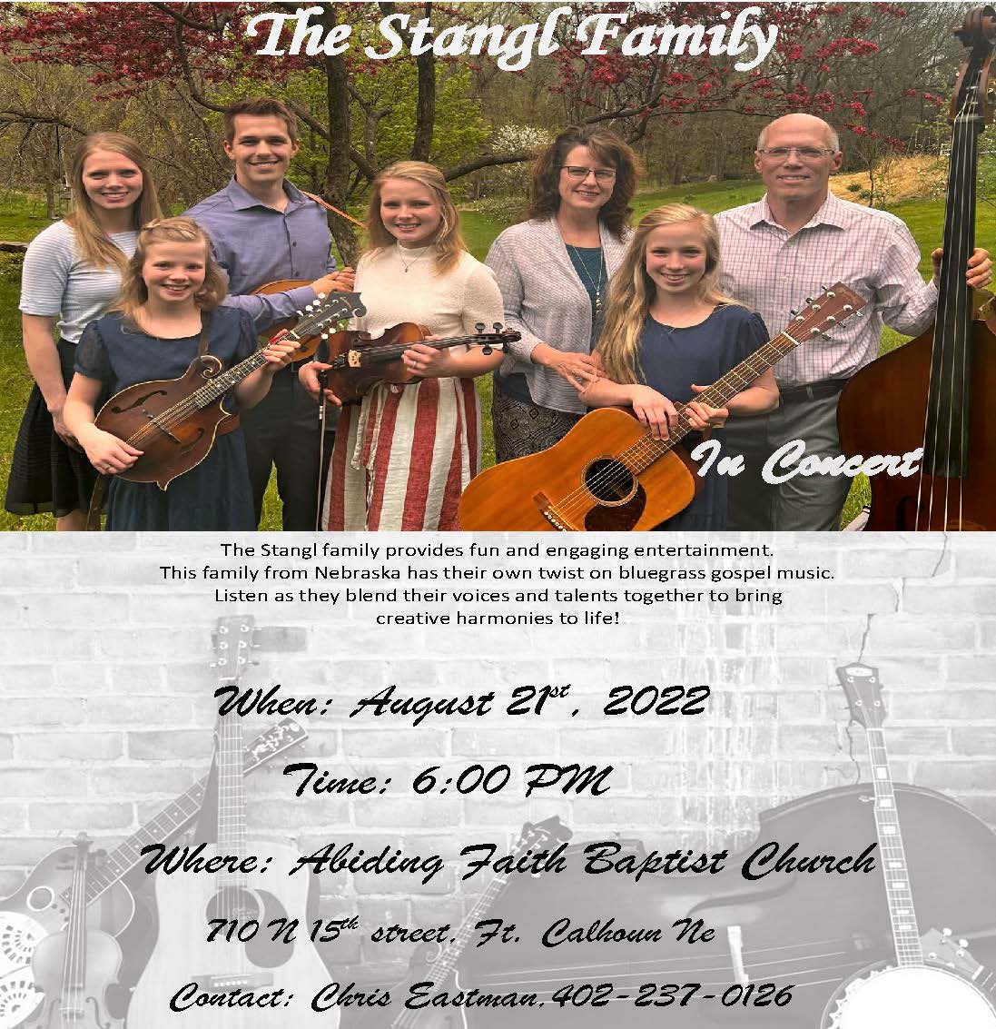 Stangl Family Concert | City of Fort Calhoun